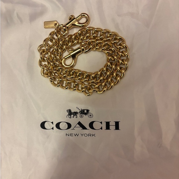 Coach | Bags | Coach Gold Chain Strap Accessory | Poshmark